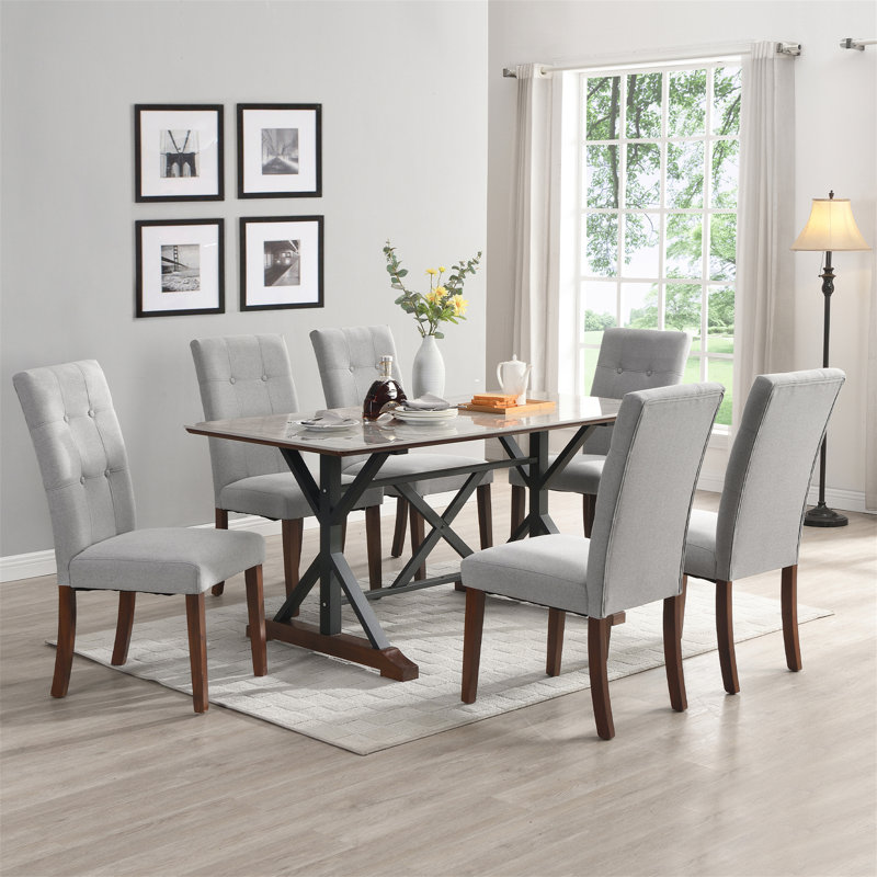 Grey dining table wayfair store